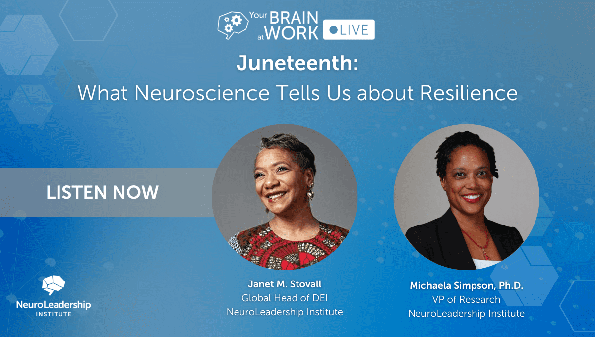 Your Brain at Work LIVE | What Neuroscience Tells Us About Resilience ...