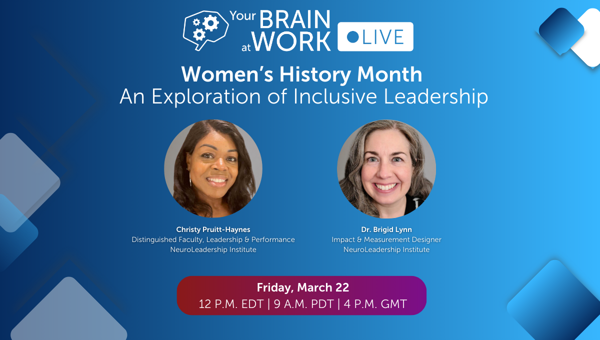 Events - NeuroLeadership Institute